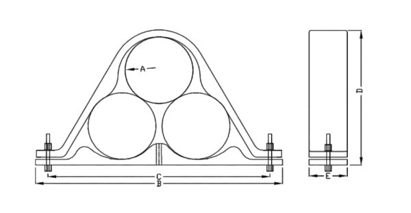 Aluminium Trefoil Cable Cleat(SP) – Laxmi Industries